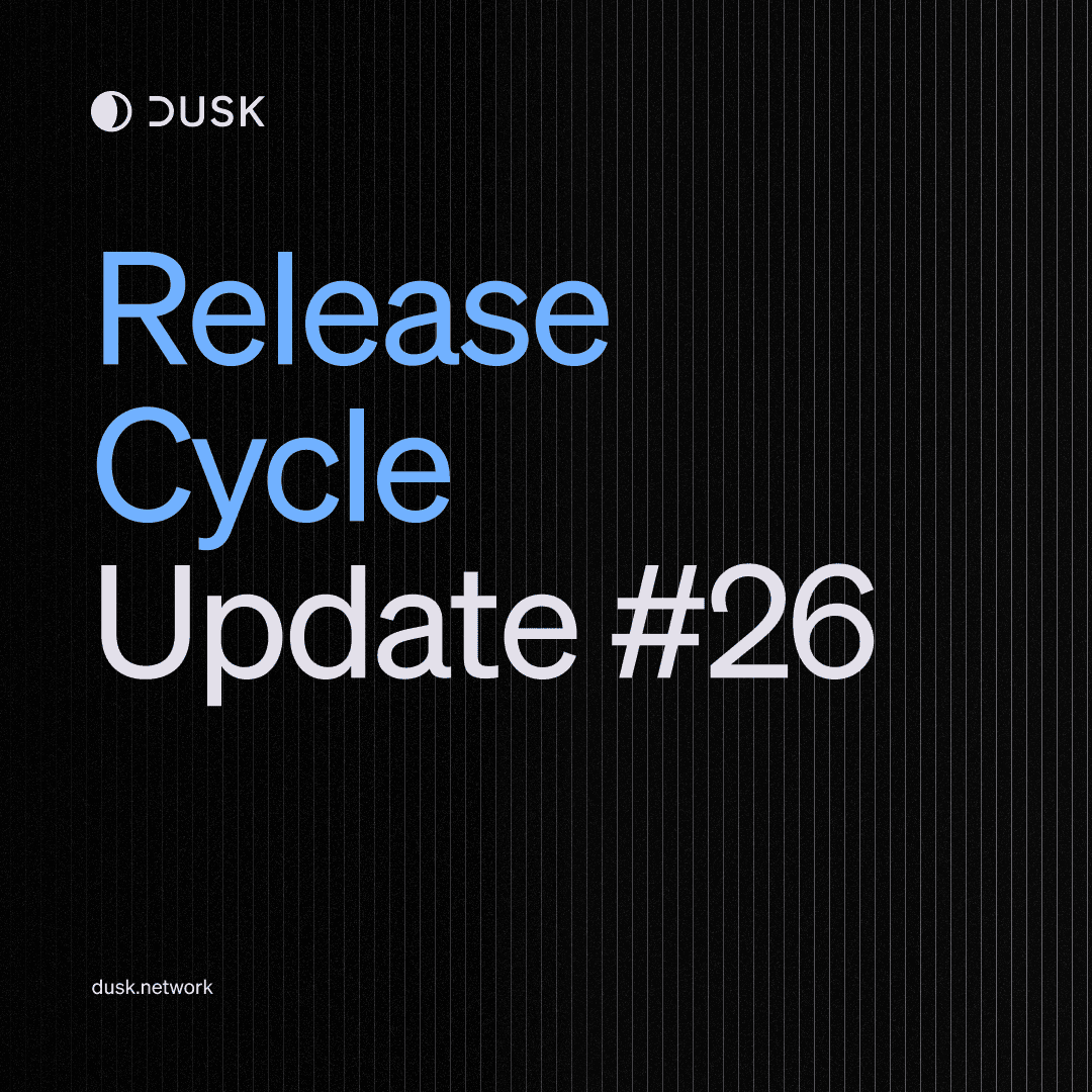 Dusk | Release Cycle Update #26 • Dusk
